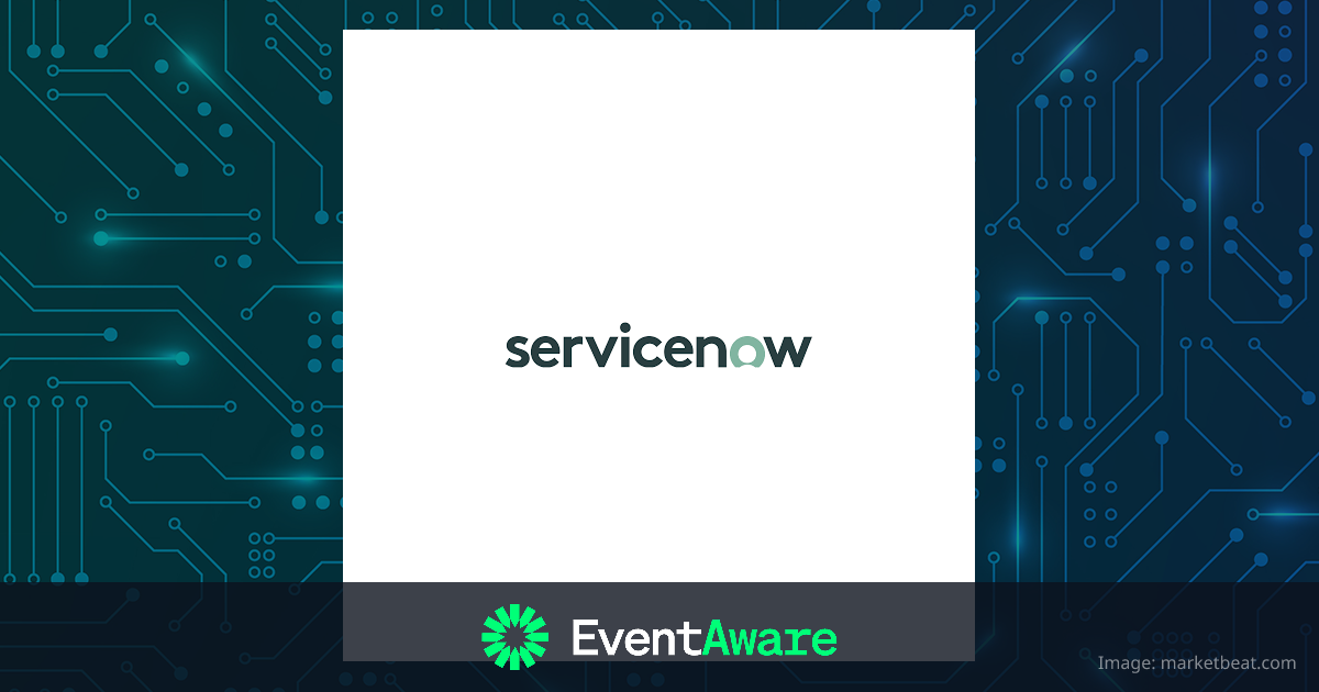 EventAware - ServiceNow Stock Sees Mixed Institutional Activity as ...